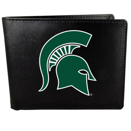 Michigan State Spartans Bi-fold Wallet Large Logo - Dragon Sports