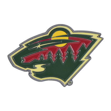 Minnesota Wild Color Metal Emblem - Dragon Sports
