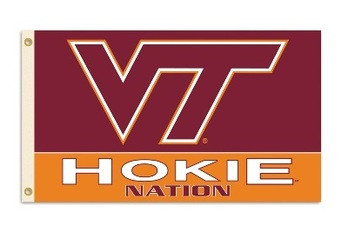 Virginia Tech Hokies NCAA Flag Hokie Nation - Dragon Sports