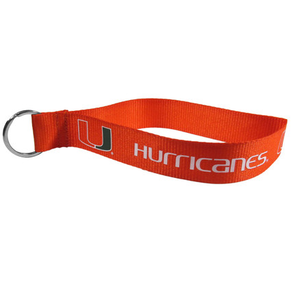 Miami Hurricanes Lanyard Key Chain - Dragon Sports