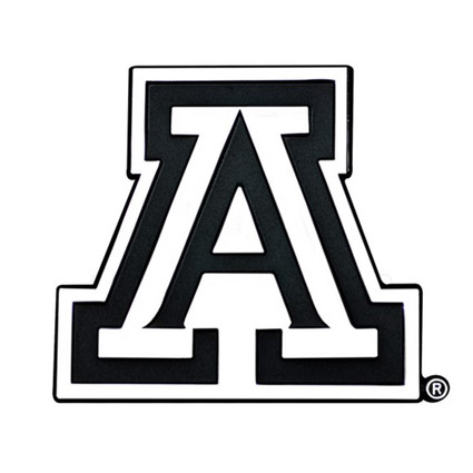 Arizona Wildcats NCAA Chrome Metal Emblem - Dragon Sports