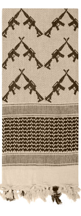 Tan Rifles Shemagh Tactical Scarf - Dragon Sports