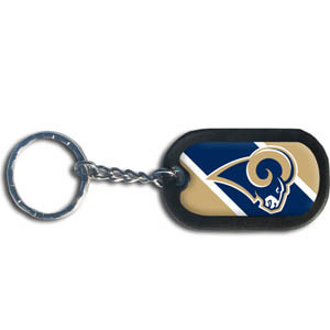 LA Rams NFL Dog Tag Key Chain - Dragon Sports