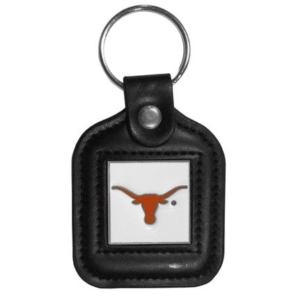 Texas Longhorns NCAA Team Logo Square Fob Key Chain - Dragon Sports