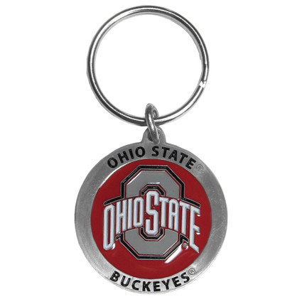 Ohio State Buckeyes Carved Metal Key Chain - Dragon Sports