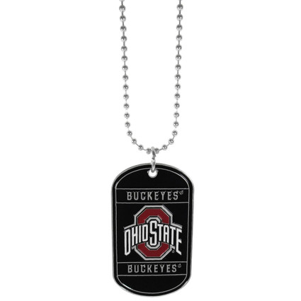 Ohio State Buckeyes NCAA Color Tag Necklace - Dragon Sports