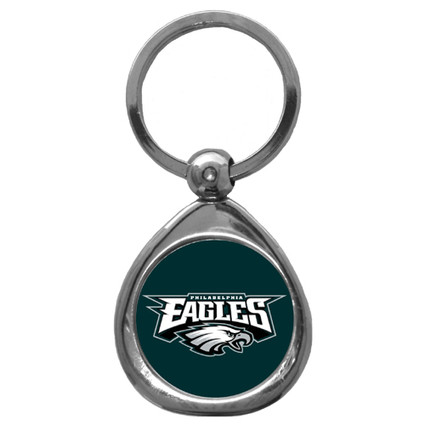 Philadelphia Eagles Logo Chrome Key Chain - Dragon Sports