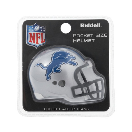 Detroit Lions NFL Pocket Pro Mini Helmet - Dragon Sports