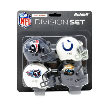 NFL Pocket Pro Helmet Set – AFC South Division – Colts, Jaguars, Texans ...