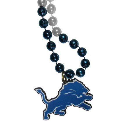 Detroit Lions NFL Bead Necklace - Dragon Sports
