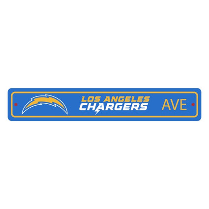 Los Angeles Chargers Team Color Street Sign - Dragon Sports