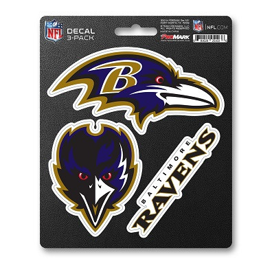 Baltimore Ravens NFL Decal Set - Dragon Sports