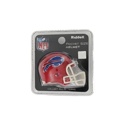 Buffalo Bills NFL Pocket Pro Mini Helmet - Red - Dragon Sports