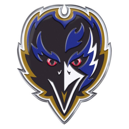 Baltimore Ravens NFL Aluminum Color Emblem - Dragon Sports