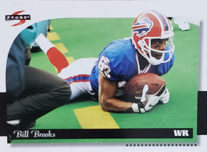 Bill Brooks - Buffalo Bills - 1996 Score Card #108 - Dragon Sports