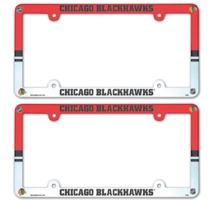 Chicago Blackhawks NHL Color License Plate Frame