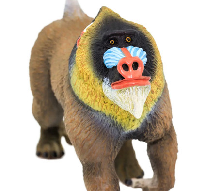 Mandrill Toy Animal Figure - Wild Animals - Dragon Sports