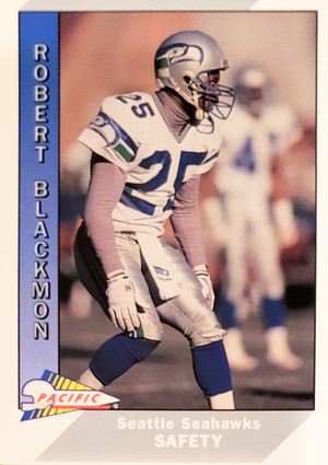 Robert Blackmon- Seattle Seahawks - 1991 Pacific Card #475 - Dragon Sports