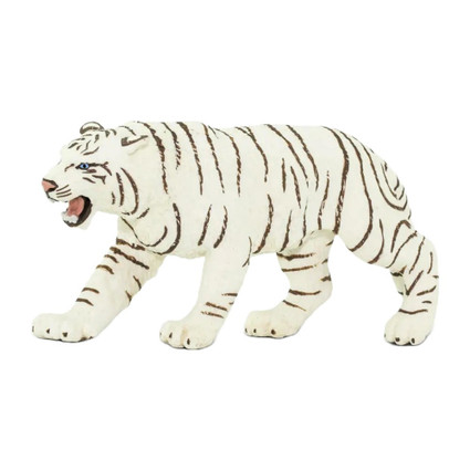 White Bengal Tiger Toy Animal Figure - Wild Animals - Dragon Sports