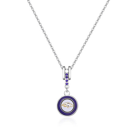 Baltimore Ravens NFL Charm Necklace - Dragon Sports