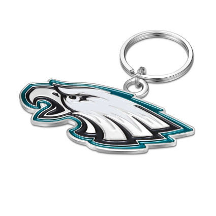 Philadelphia Eagles NFL Stainless Steel Logo Key Chain - Dragon Sports