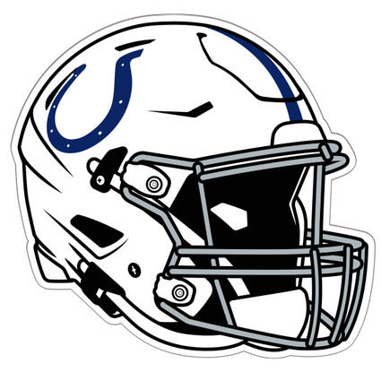 Indianapolis Colts NFL Helmet Decal Sticker - Dragon Sports
