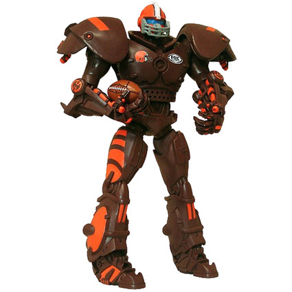 Cleveland Browns NFL Cleatus Robot Action Figure Keychain – Poseable 3 ...