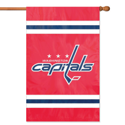 Washington Capitals 2 Sided Vertical Banner Flag - Dragon Sports
