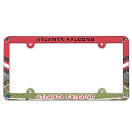 Atlanta Falcons NFL Stadium License Plate Frame - Dragon Sports