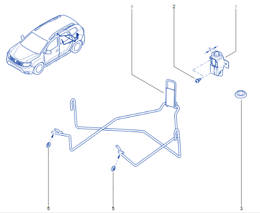 Dacia Duster Mk 2 Petrol Spare Wheel Kit Type 3