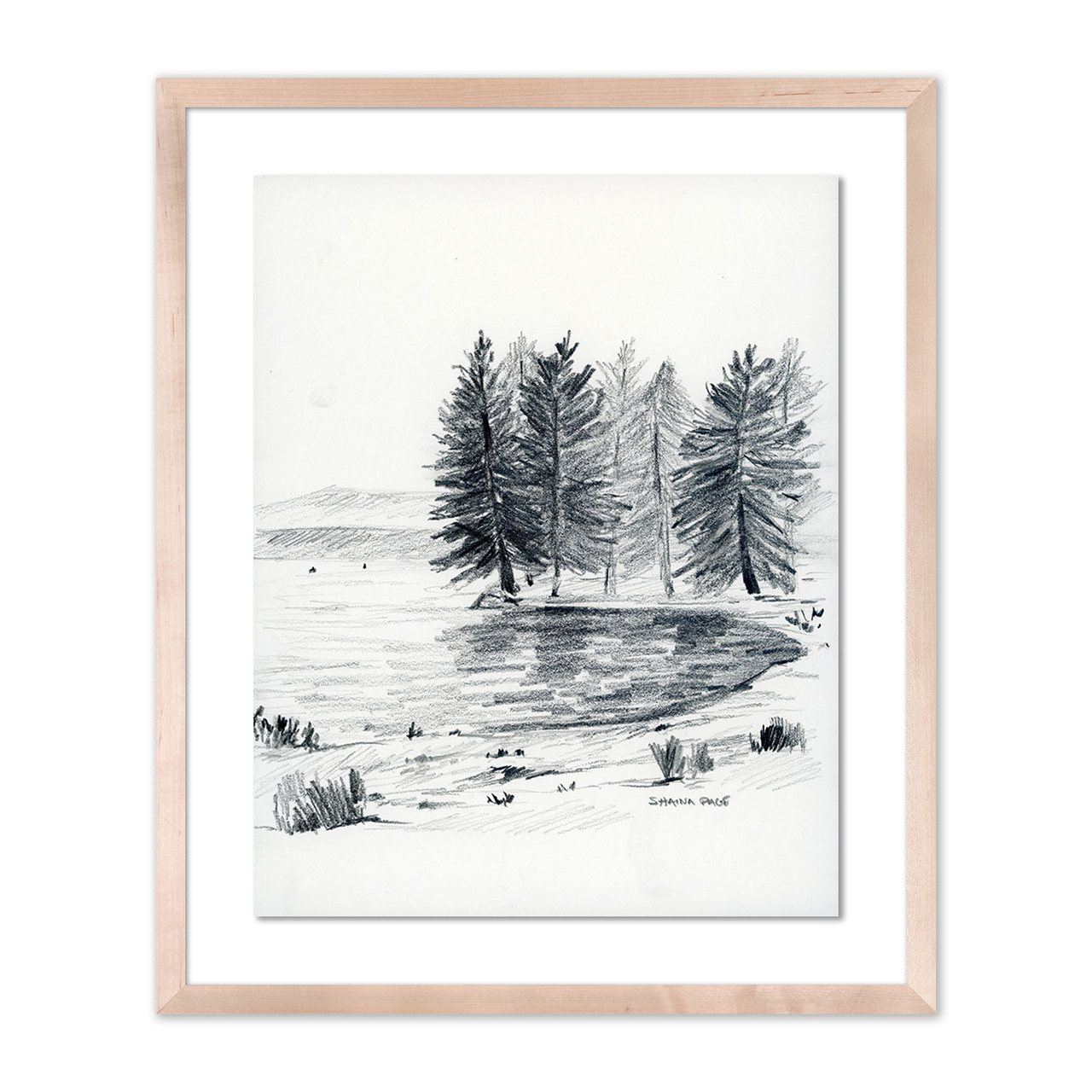 Lake Drawing Pencil How To Draw A Boat On A Lake On A Cloudy Day