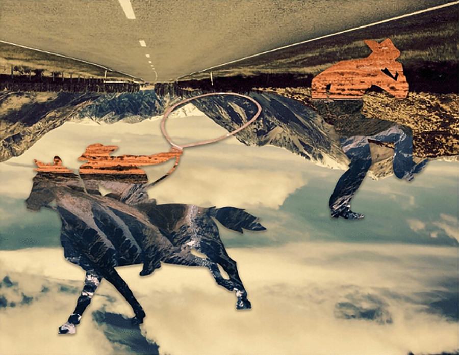 Cowboy Dream Collage - Wonderwall Studio