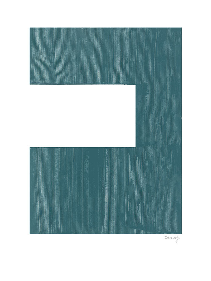 Negative in Teal - Wonderwall Studio
