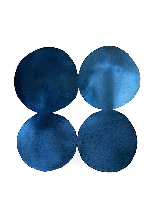 Big Blue Dots | WonderWallStudio.com