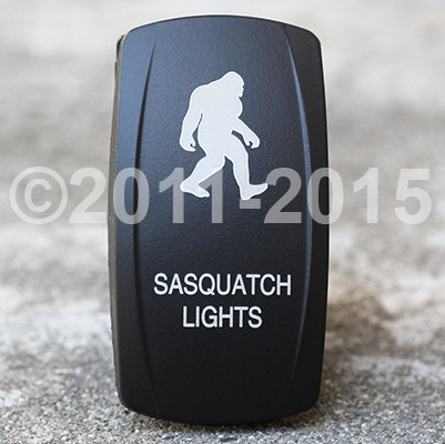 Sasquatch Lights-Dual Led Lighted Rocker Switch