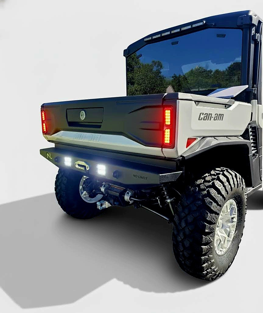 2026 Can-Am Defender HD11 Rear Winch Bumper with Lights