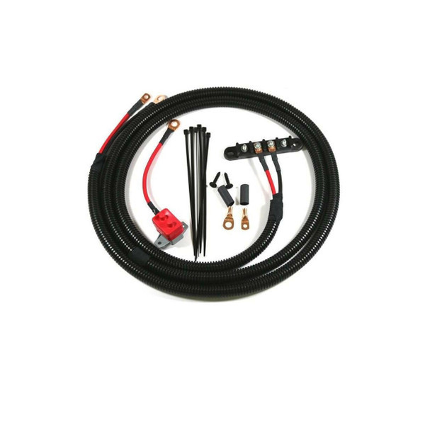 Xtc Universal Plug & Play 8' Power Cables To 4 Stud Busbar - Side By ...