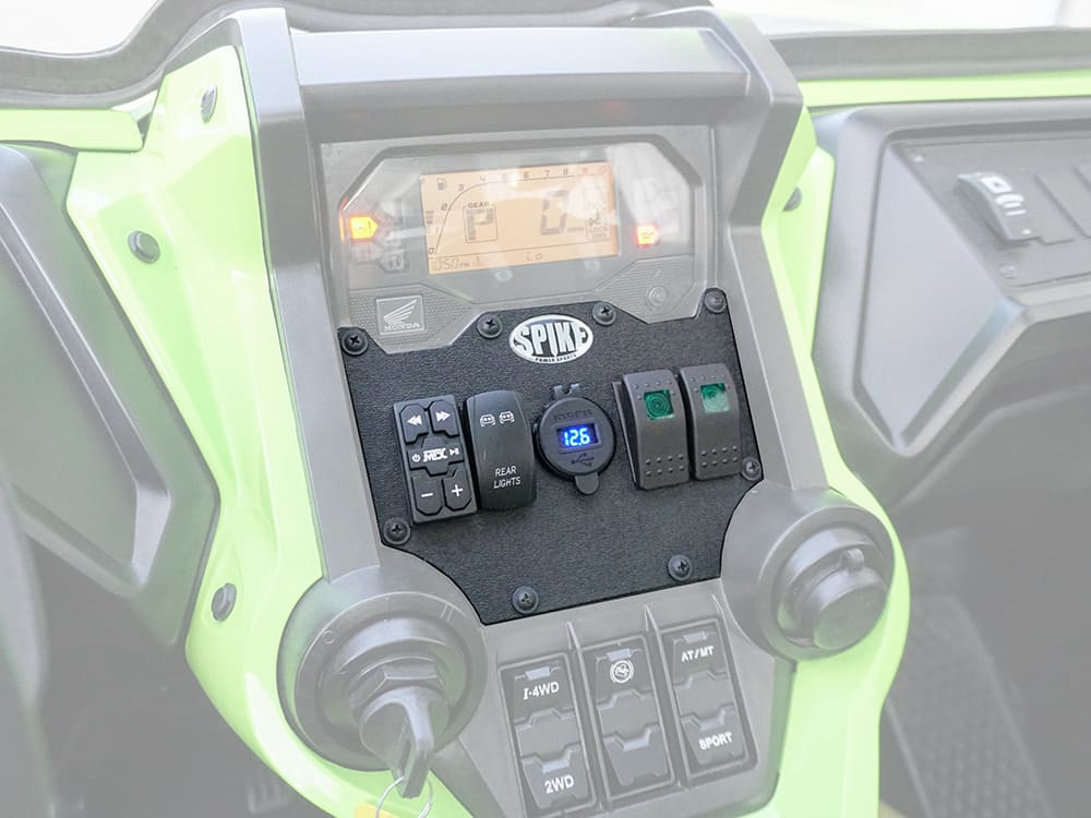 Spike Honda Talon Rocker Switch Dash Panel - Side By Side Sports