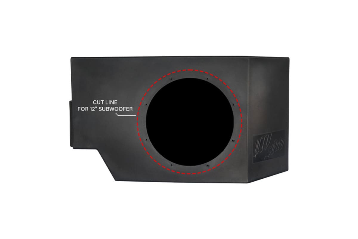 UTV Stereo Can-Am Defender 10" Vented Driver Unloaded Subwoofer ...