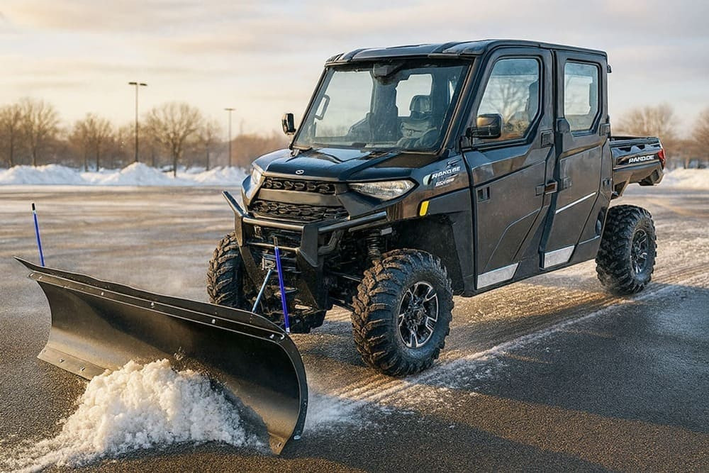 KFI Polaris Complete Snow Plow /Winch Combo - Side By Side Sports
