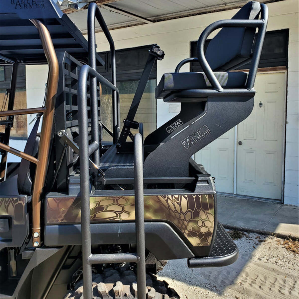 Ranch Armor Kawasaki Mule Pro FX/FXT Aluminum High Seat - Side By Side ...