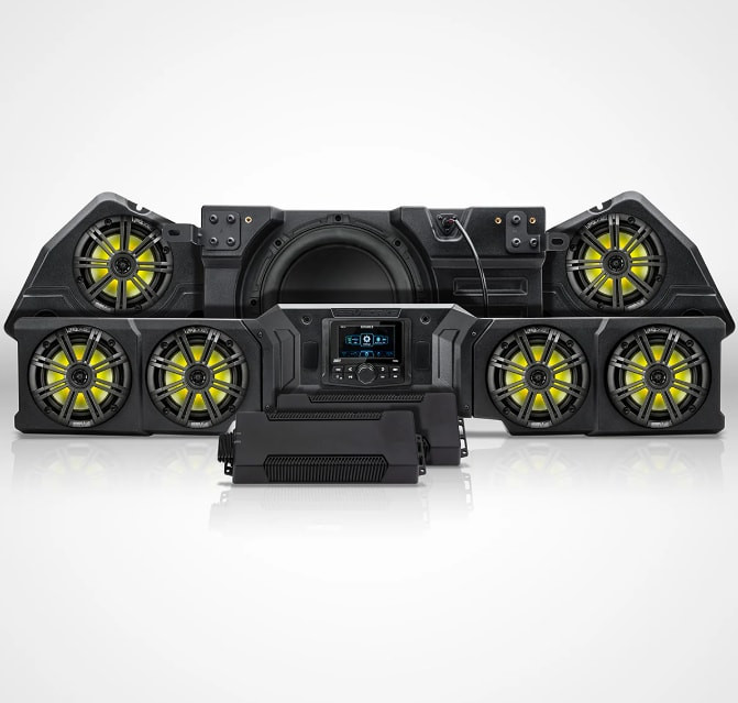 Ssv Works Can-am Defender Hd11 Phase-5 K-spec 1,650watt 7-speaker Audio ...
