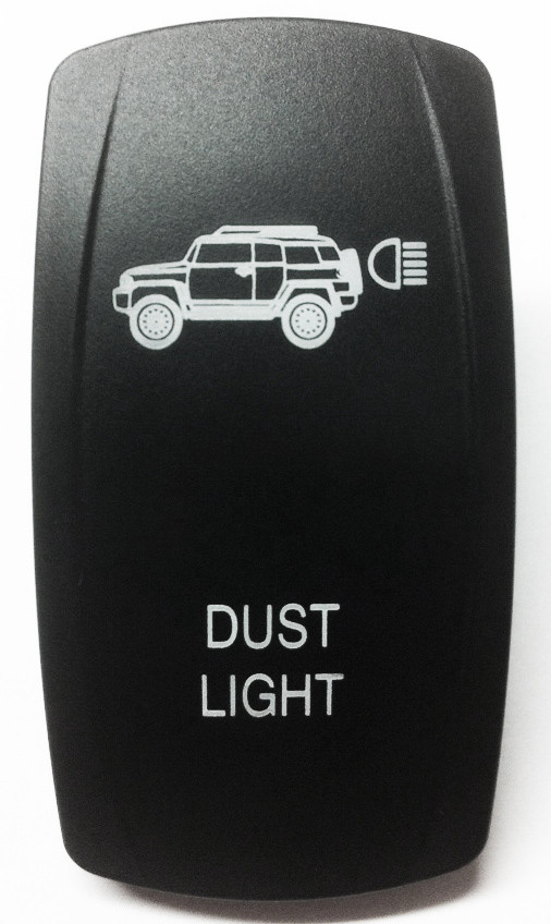 FJ Roof Lights - Dual Led Lighted Rocker Switch