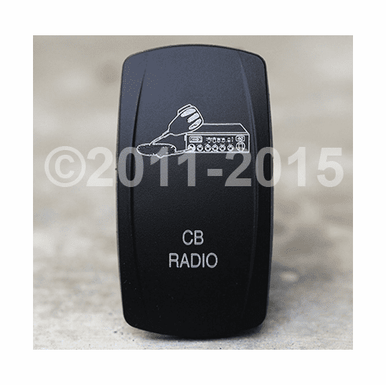 Cb Radio Dual Led Lighted Rocker- Switch