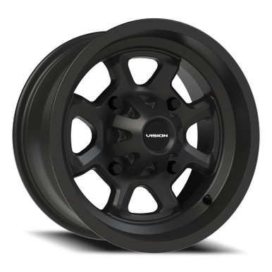 Vision Wheel 415 Bomb UTV Wheel - Matte Black - Side By Side Sports