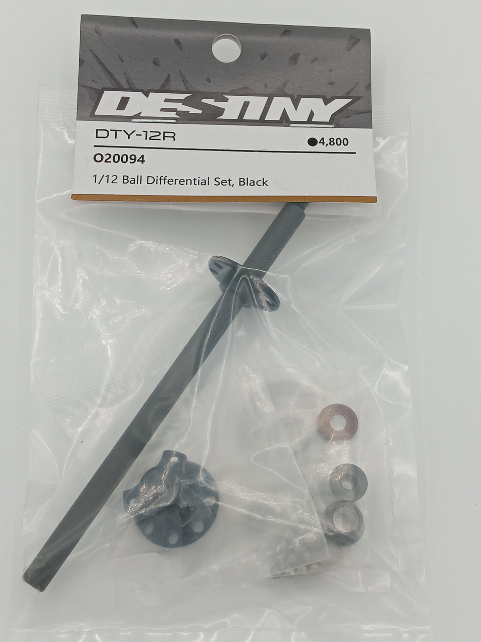 1/12 Ball Differential Set, Black