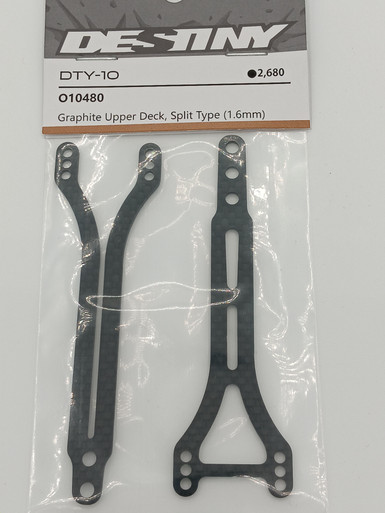 Graphite Split Top Deck 1.6mm DTY-10