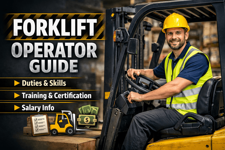 Forklift Operator Guide: Duties, Training, Certification & Salary ...