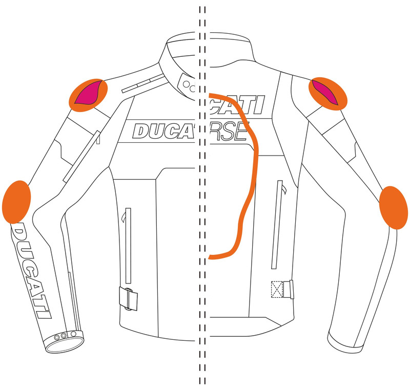 Ducati Corse tex C5 - Fabric jacket