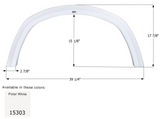 Truck & RV wind deflector for towing trailers